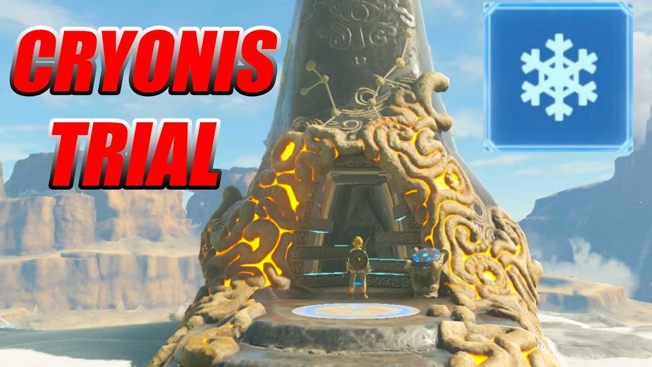 HOW TO DO CRYONIS TRIAL ZELDA BREATH OF THE WILD GAMEPLAY NINTENDO SWITCH - YouTube