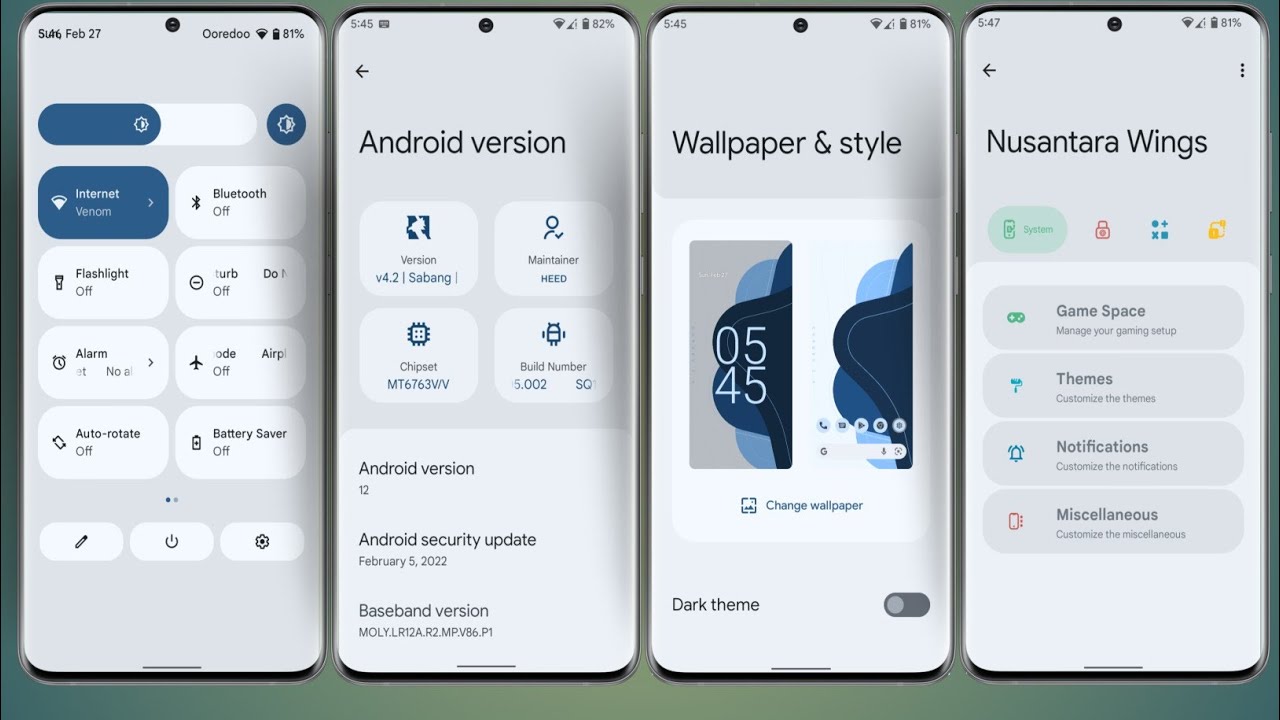 Nusantara 4.2 Android 12 GSI ROM | OEM GSI Port For ARM64 AB Devices ...