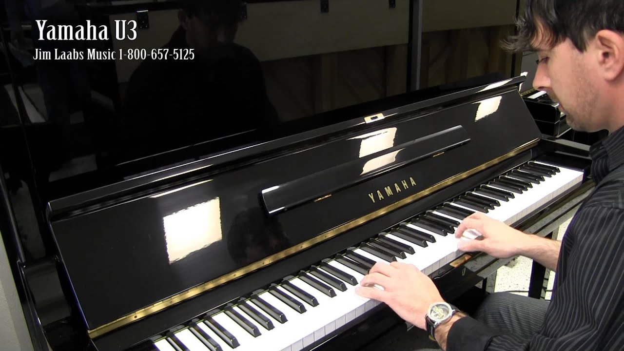Yamaha U3 Upright Piano Video Demo - YouTube