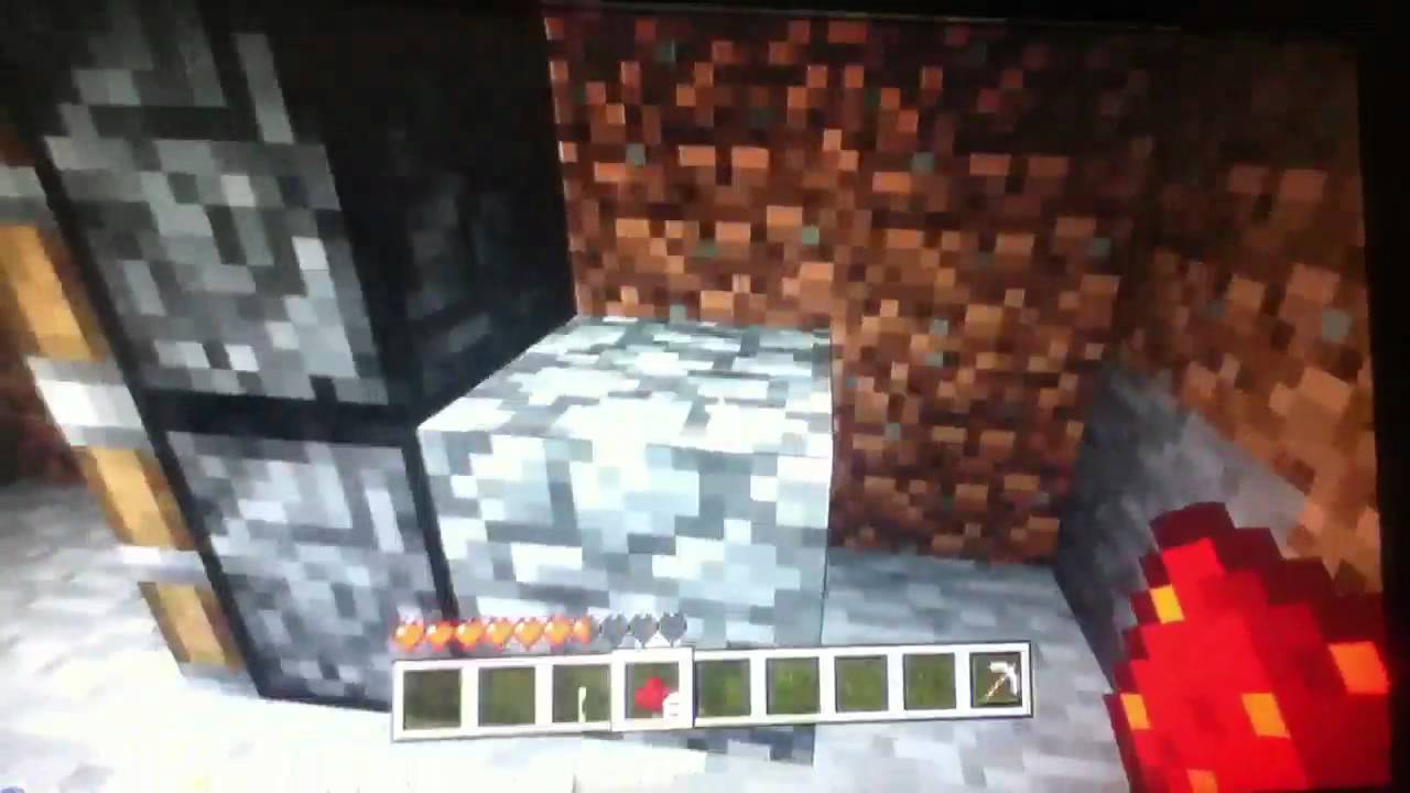 Minecraft tutorial como hacer Un Rayo X - YouTube