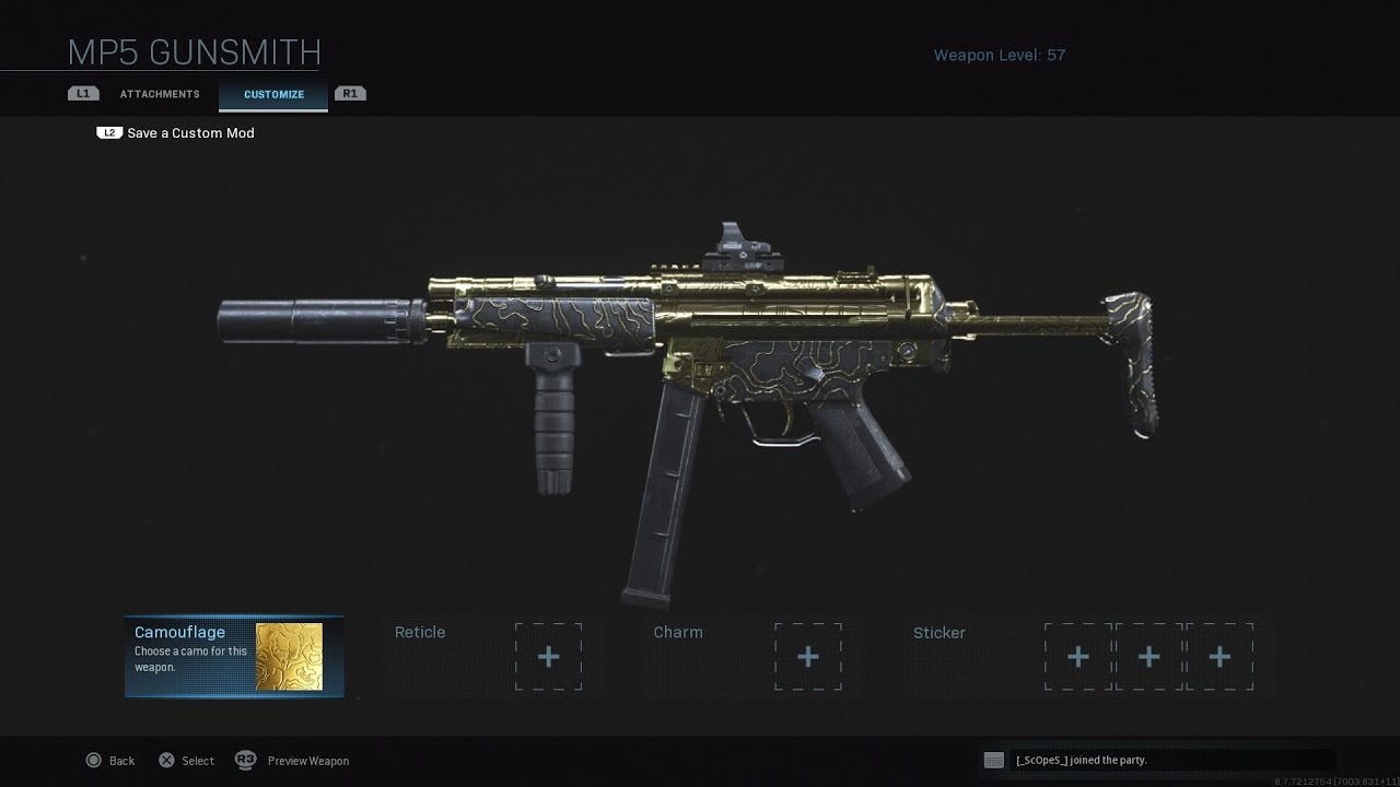 ROAD TO GOLD (MP5) - CALL OF DUTY MODERN WARFARE - YouTube