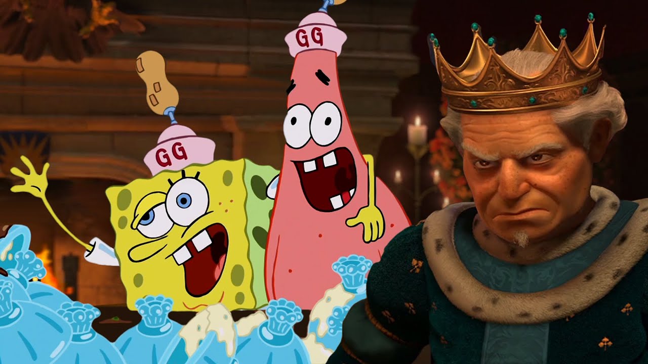 Spongebob and Patrick go to Far Far Away - YouTube