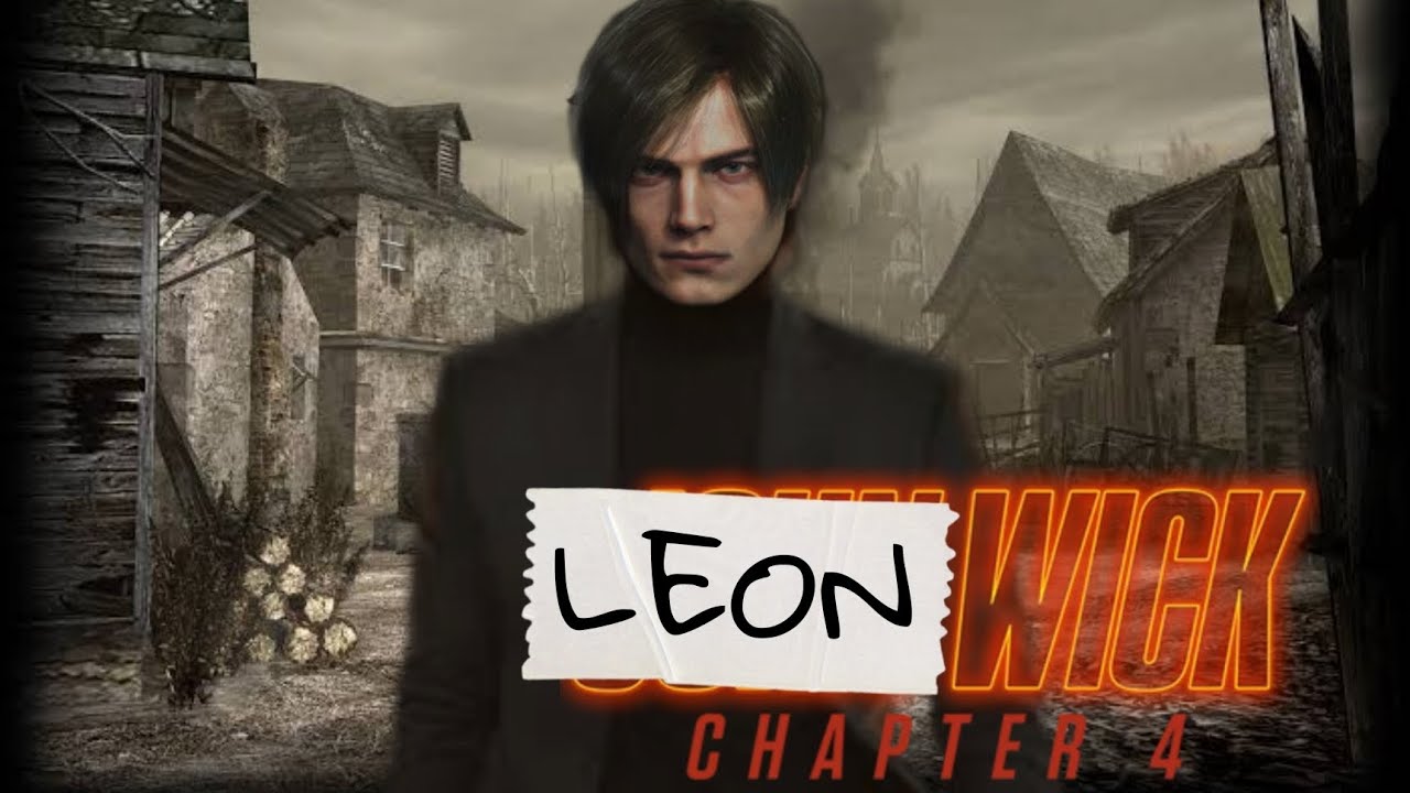 Leon channels his inner John Wick in the barn - Resident Evil 4 Remake ...