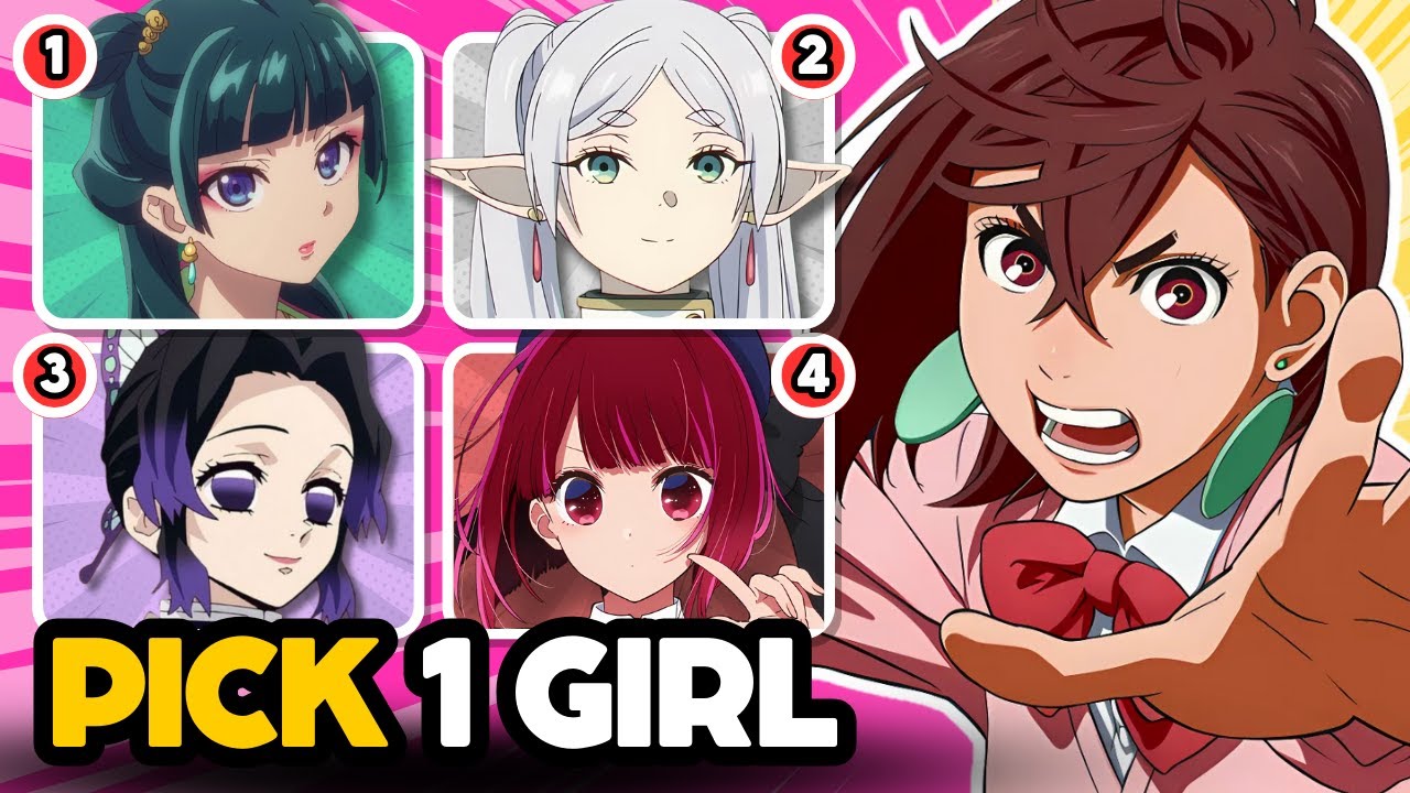 PICK ONE ANIME GIRL from each ANIME 🔥💗 | ANIME QUIZ - YouTube