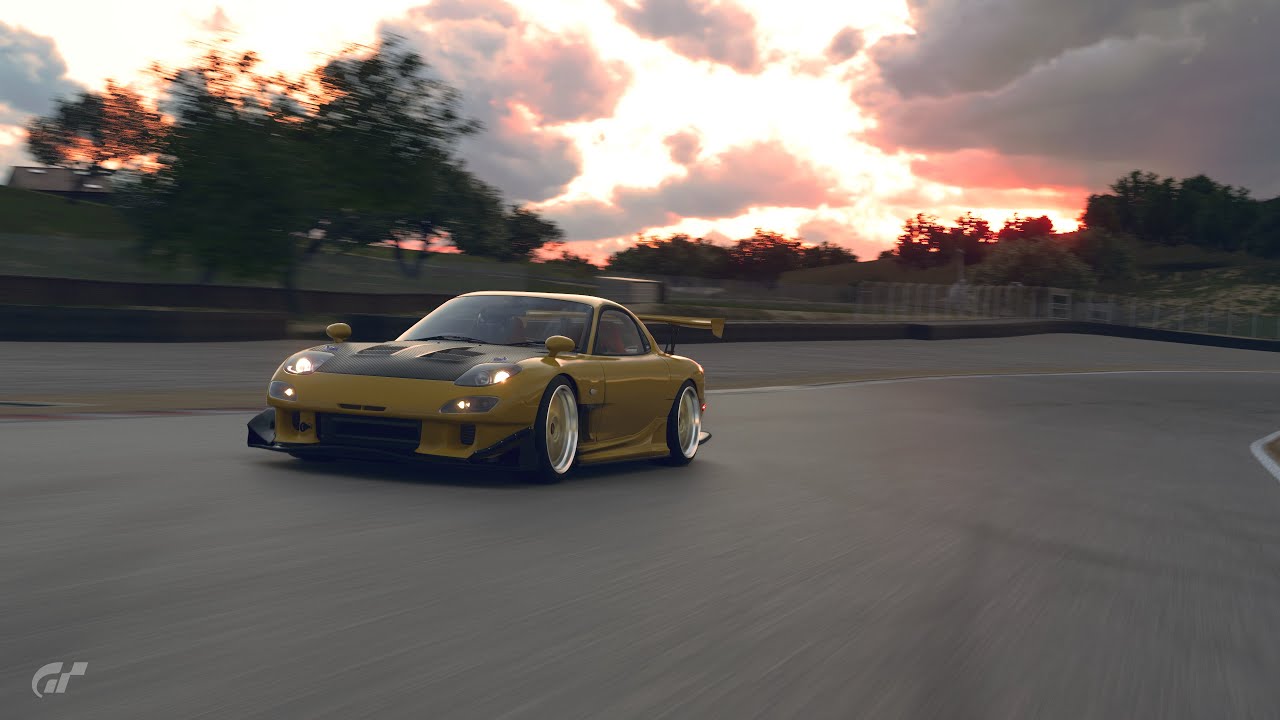 [PS5] GRAN TURISMO 7 Raceway Laguna Seca RE Amemiya FD3S RX-7 (v1.59 ...
