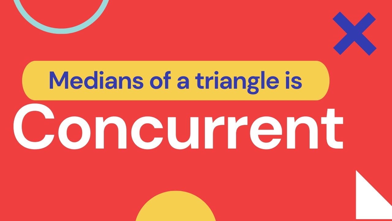 Medians of a triangle is Concurrent || Paper Folding Method || Complete ...