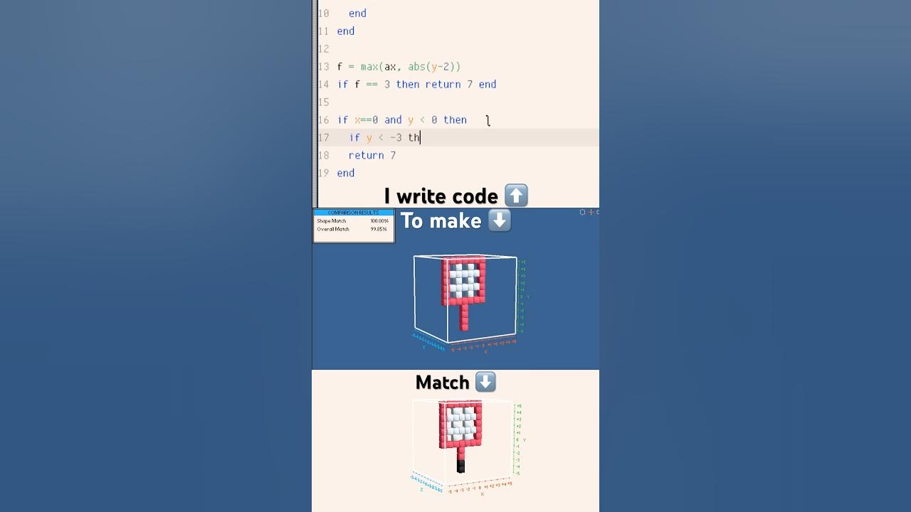 Is this Picross 3D but coding? 🤔 - YouTube