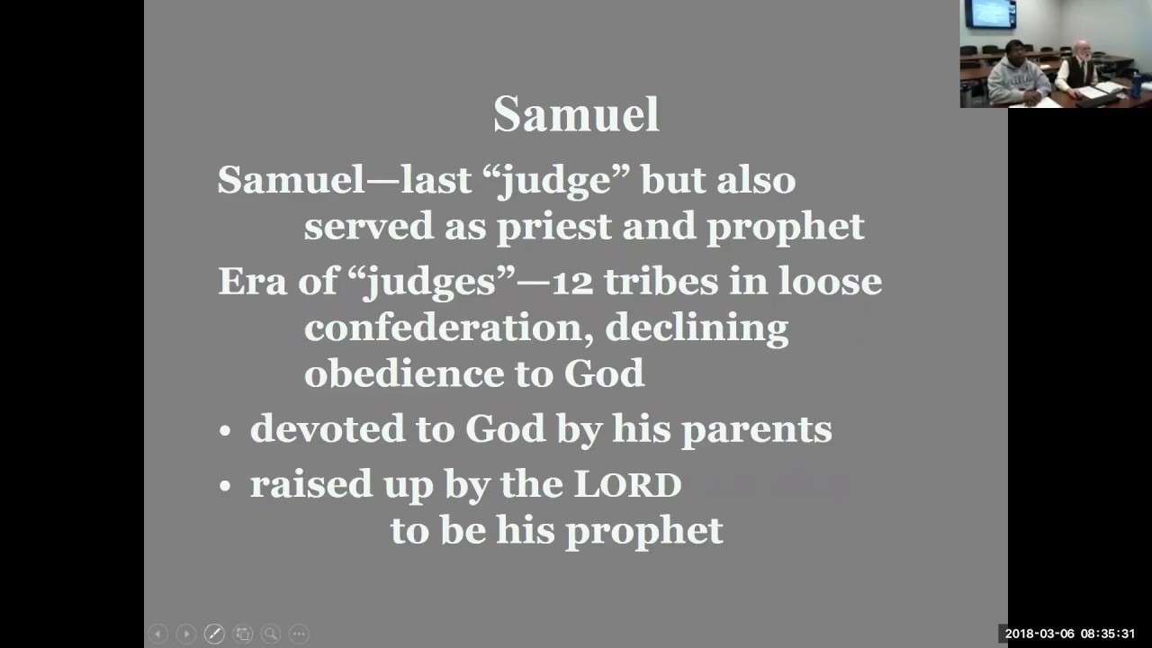 Dr Autry, 15, 1 & 2 Samuel 1 - YouTube