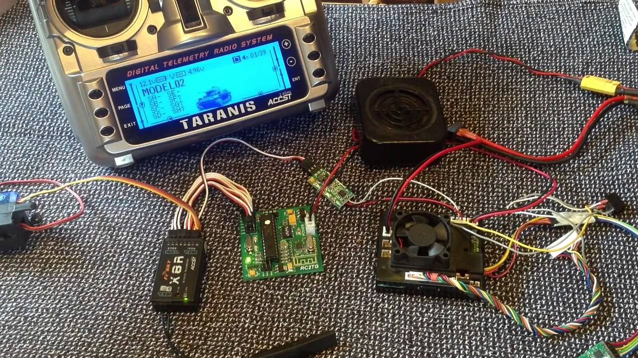 RC2TG Introduction - Real 2.4gHz control for your Taigen Tank - YouTube