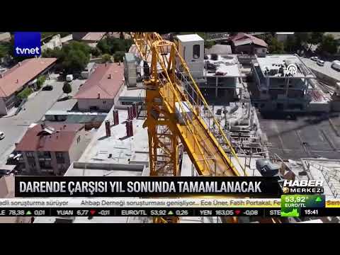 Depremde ağır hasar gören Darende Çarşısı yıl sonunda tamamlanacak   #darende #deprem