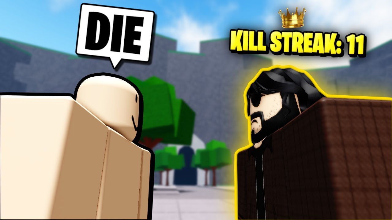 RUINING PLAYERS KILL STREAKS in The Strongest Battlegrounds - YouTube