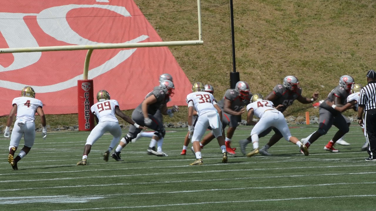 St Johns Rakim Jarrett Takes Big Hit - YouTube