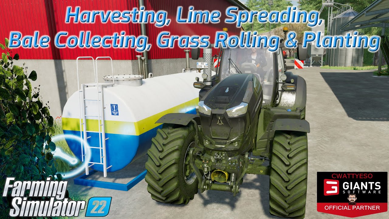 Ep 81 Harvesting, Lime Spreading, Planting etc | FS22 Riverview Farm ...
