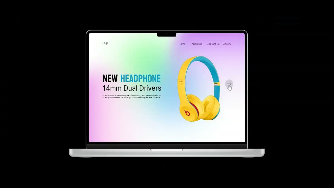 headphone zone website in figma design - YouTube