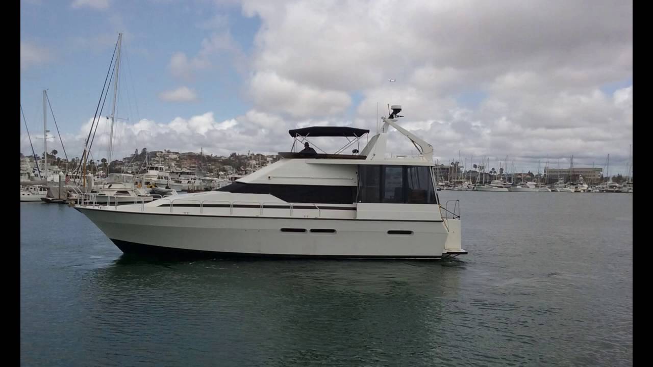 1990 47' Mainship Aft Cabin Motor Yacht for sale - YouTube