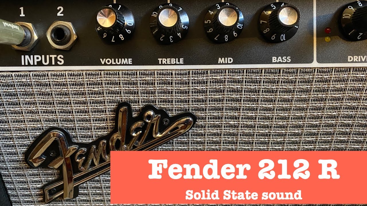 Fender Frontman 212 R Sound - YouTube