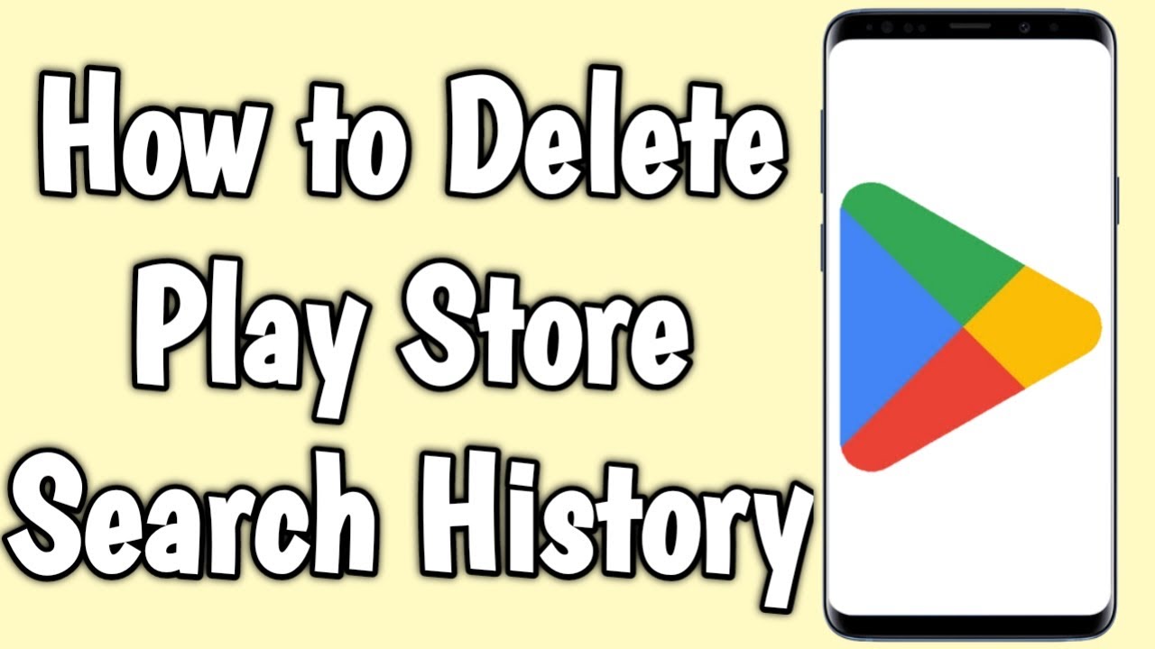 How to Delete Play Store Search History - YouTube