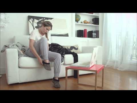 Vidéo chaussons booties Isotoner relax