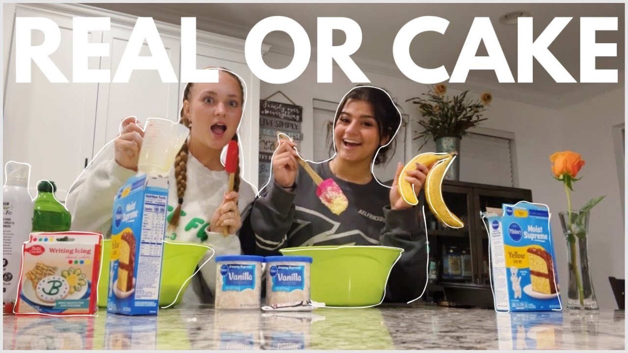real or cake /baking - YouTube
