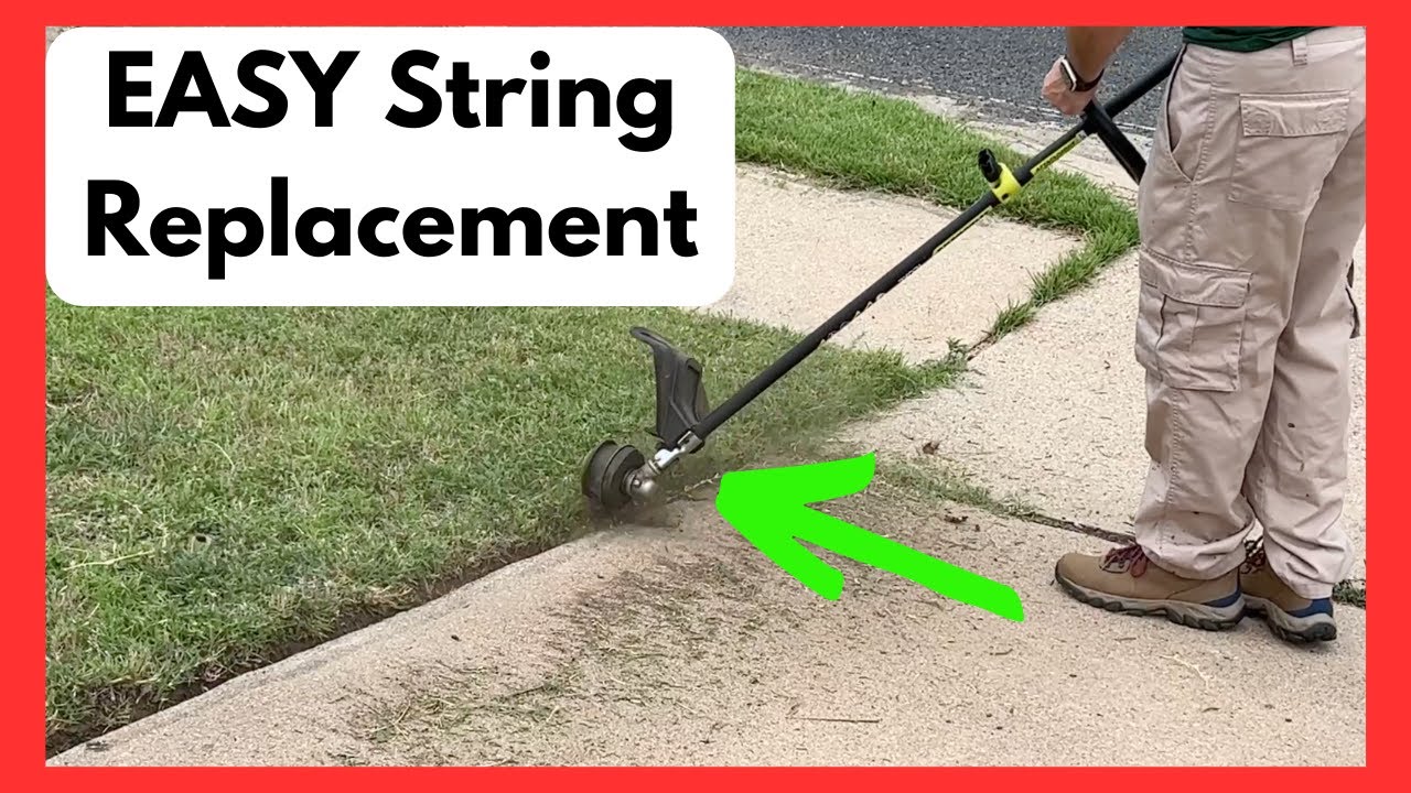 RYOBI 40 Volt Lithium Ion Cordless Attachment Capable String Trimmer ...