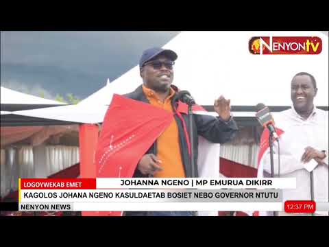 MP JOHANNA NGENO PRAISES NAROK GOVERNOR FOR PROPER UTILIZATION OF ...