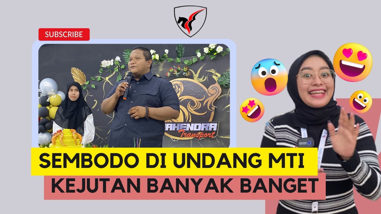 Sembodo menghadiri Undangan Opening PO MTI. Seru dan gak nyangka banyak ...