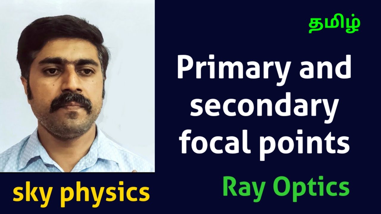 Primary and secondary focal points || Ln 6 ||Ray Optics|| STD 12 ...