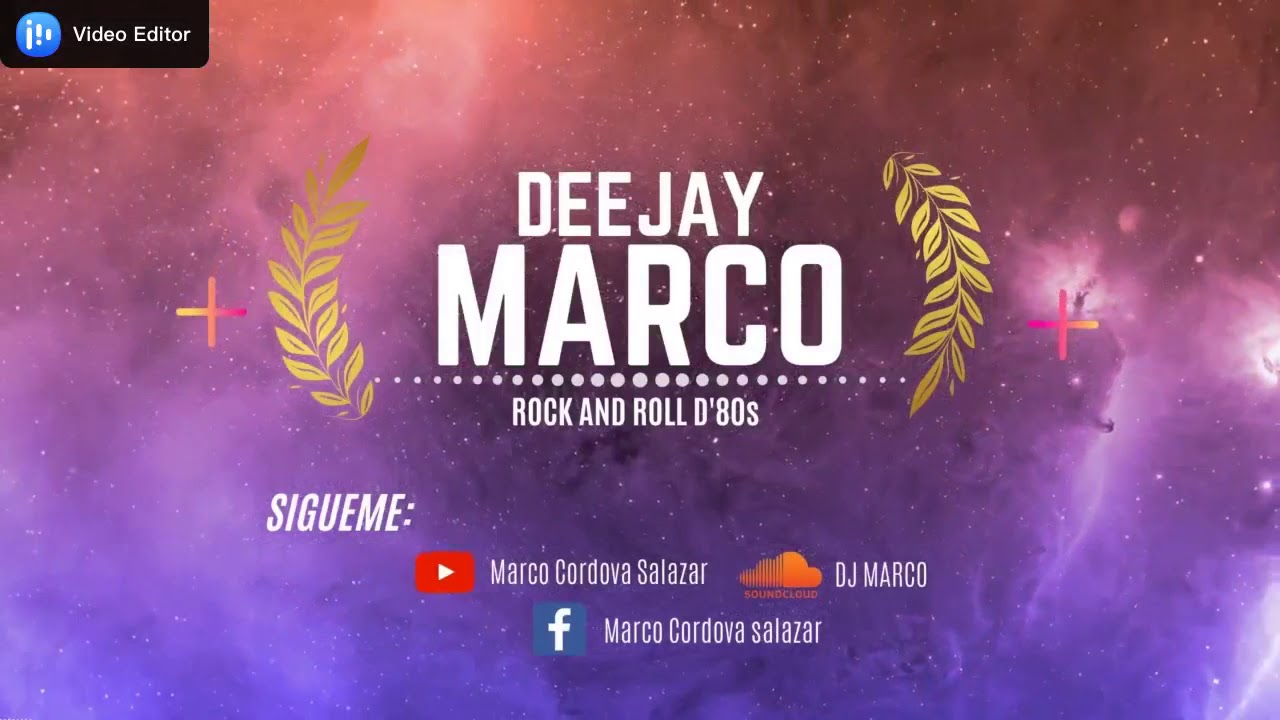 ROCK AND ROLL D`80s // DEEJAY`MARCO - YouTube