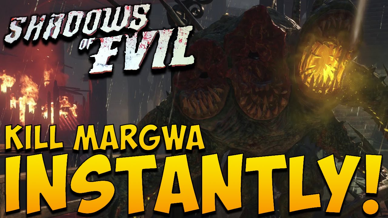 Shadows of Evil: KILL MARGWA IN ONE SHOT! "Black Ops 3 Zombies Tips ...