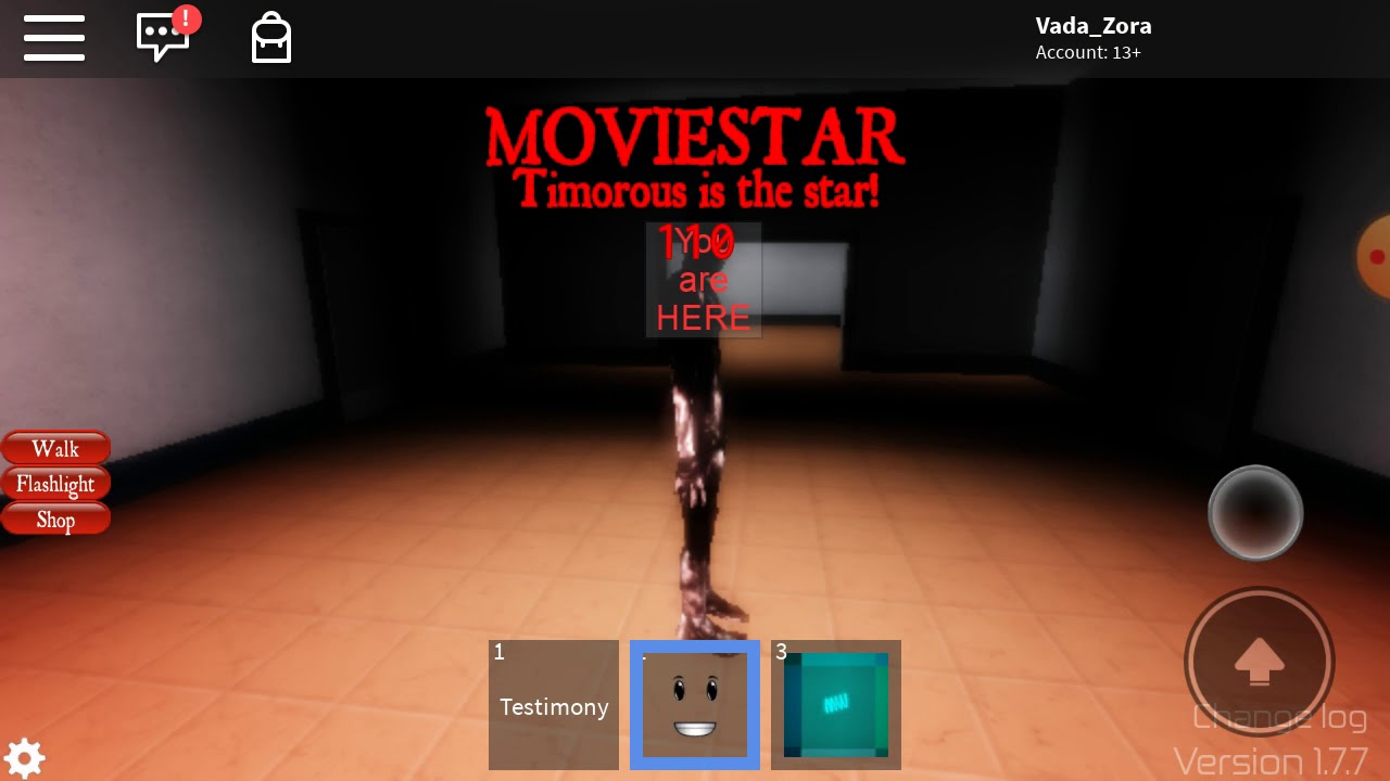 Roblox Midnight Horrors: Timorous is the star - YouTube