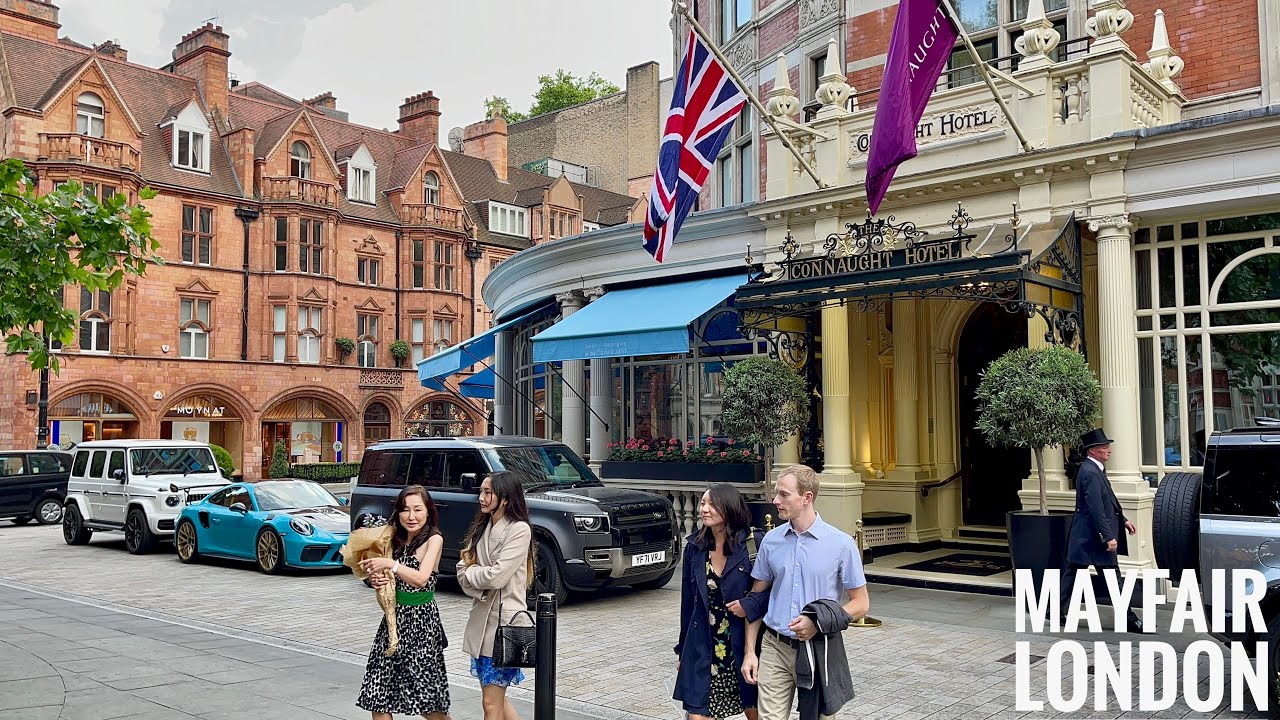 London Summer Walk | Most Expensive Neighborhood in London MAYFAIR Posh ...