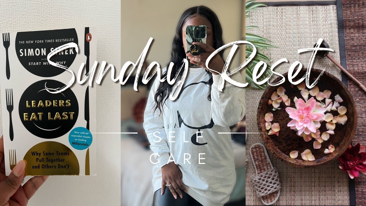 SUNDAY RESET | SELF CARE , DARK ARMPIT REMEDY | RELAXING FOOT SPA - YouTube