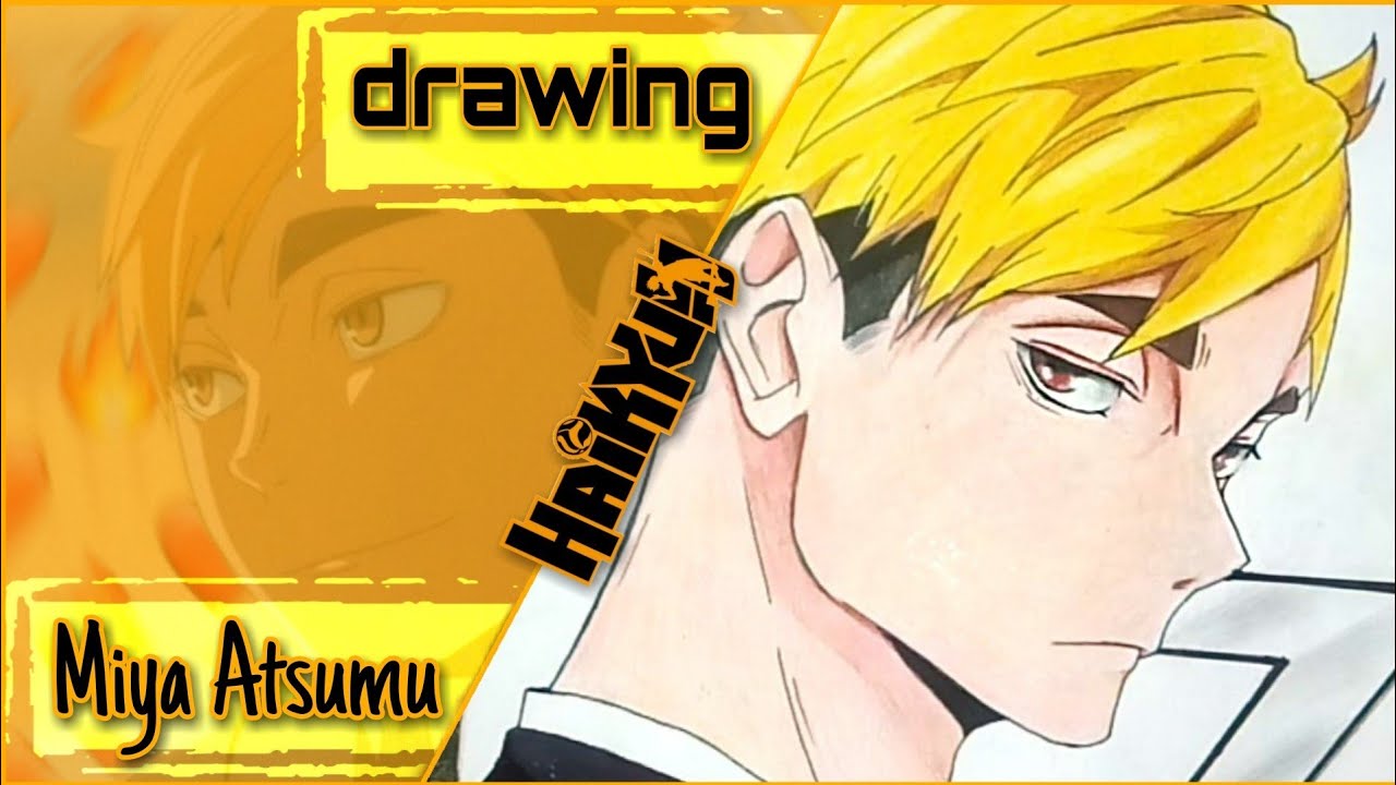 Drawing Miya Atsumu - Haikyuu!! - YouTube