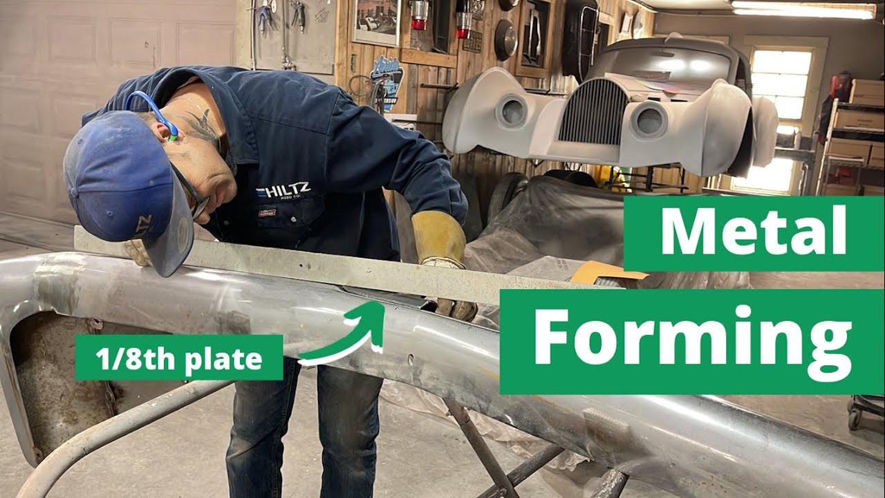 Forming and Bending 1/8th Steel Plate with Basic Tools (Highly ...