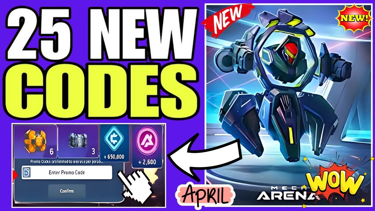 🚨APRIL🆕CODES‼️MECH ARENA APRIL 2025 CODES || MECH ARENA PROMO CODES‼ ...