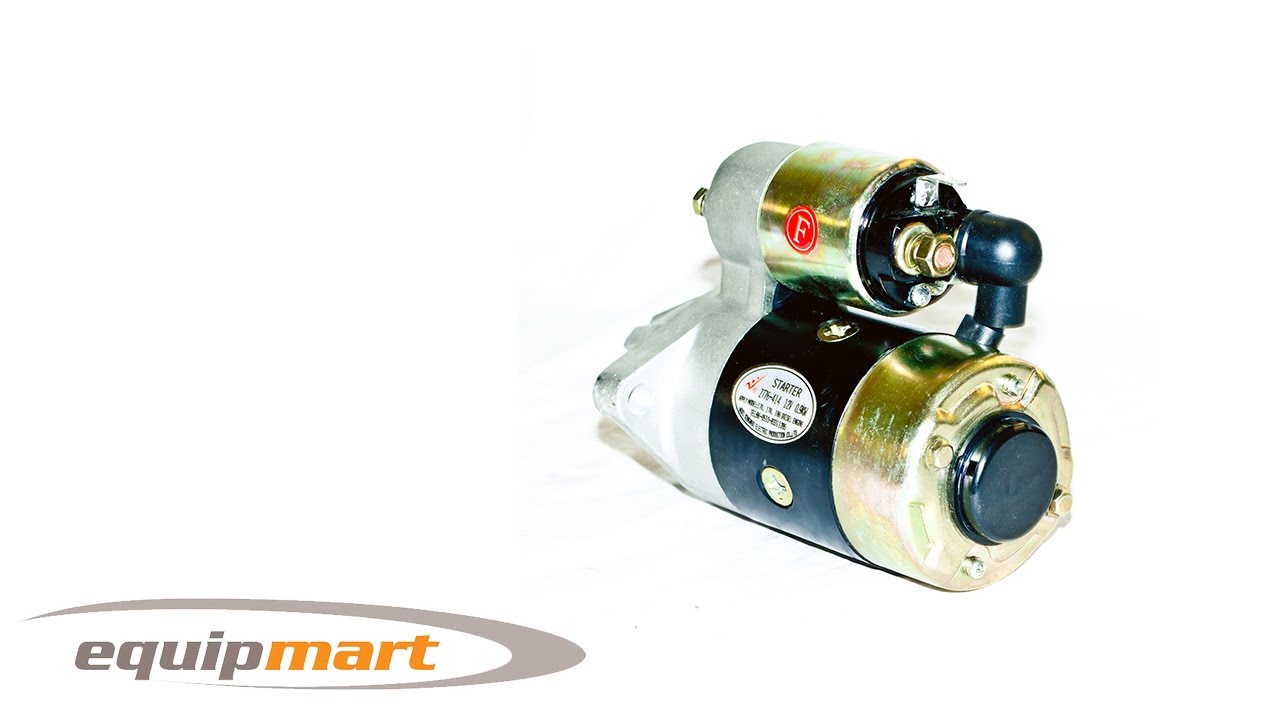 Starter Motor for Yanmar LT & Kiam Diesel Engines - YouTube