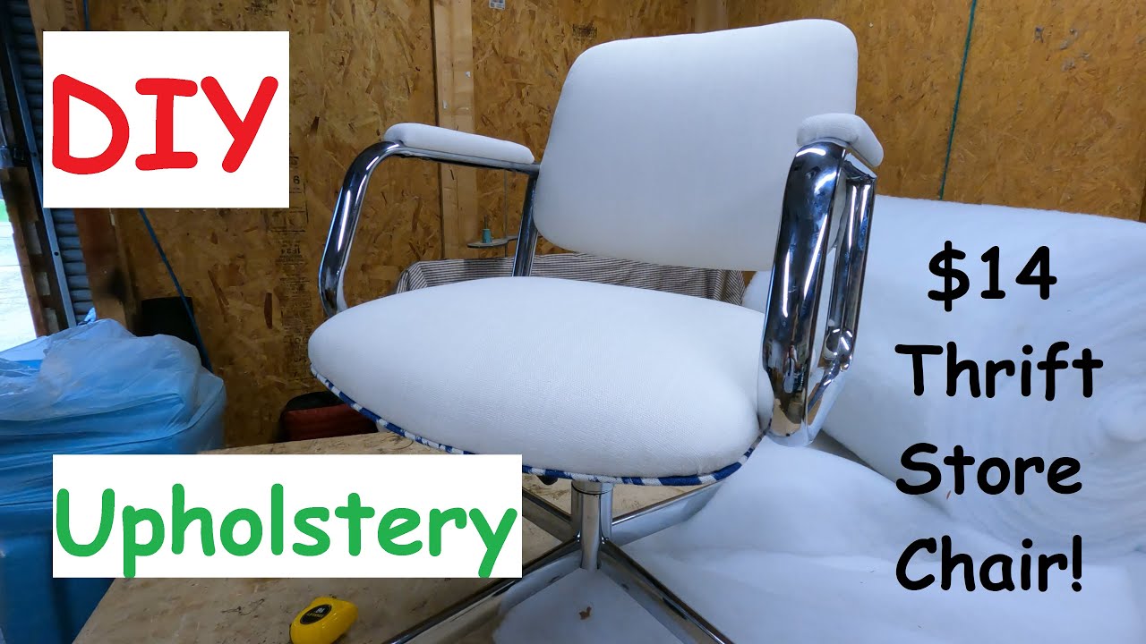 GoPro Hero 9 Upholstering Office Chair! - YouTube