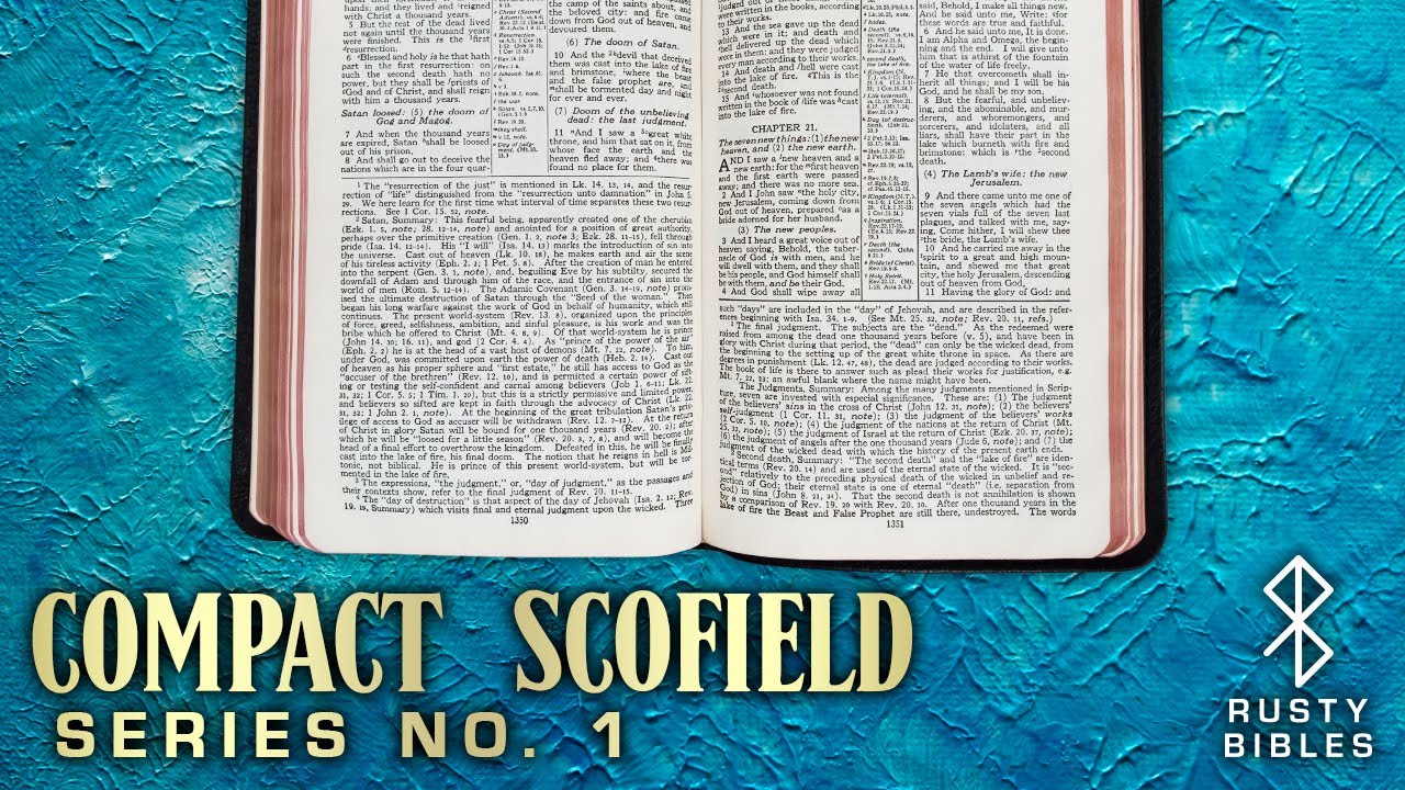 A Classic, Portable Study Bible: The Compact KJV Scofield Series No. 1 ...