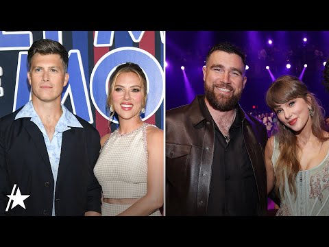 Travis Kelce & Colin Jost REACT To Being 'Less Famous’ Than Taylor Swift & Scarlett Johansson