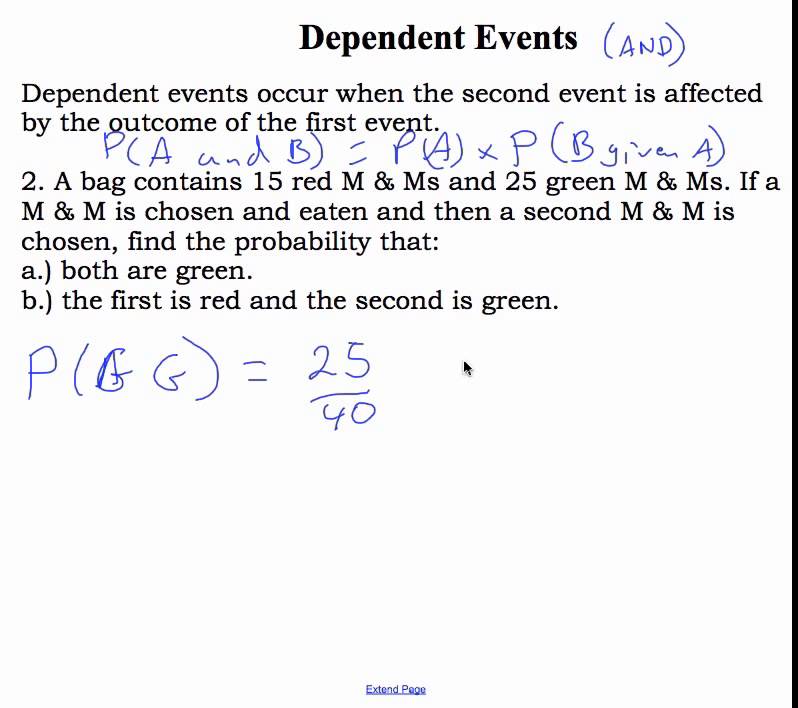 Probability of Combined Events - YouTube