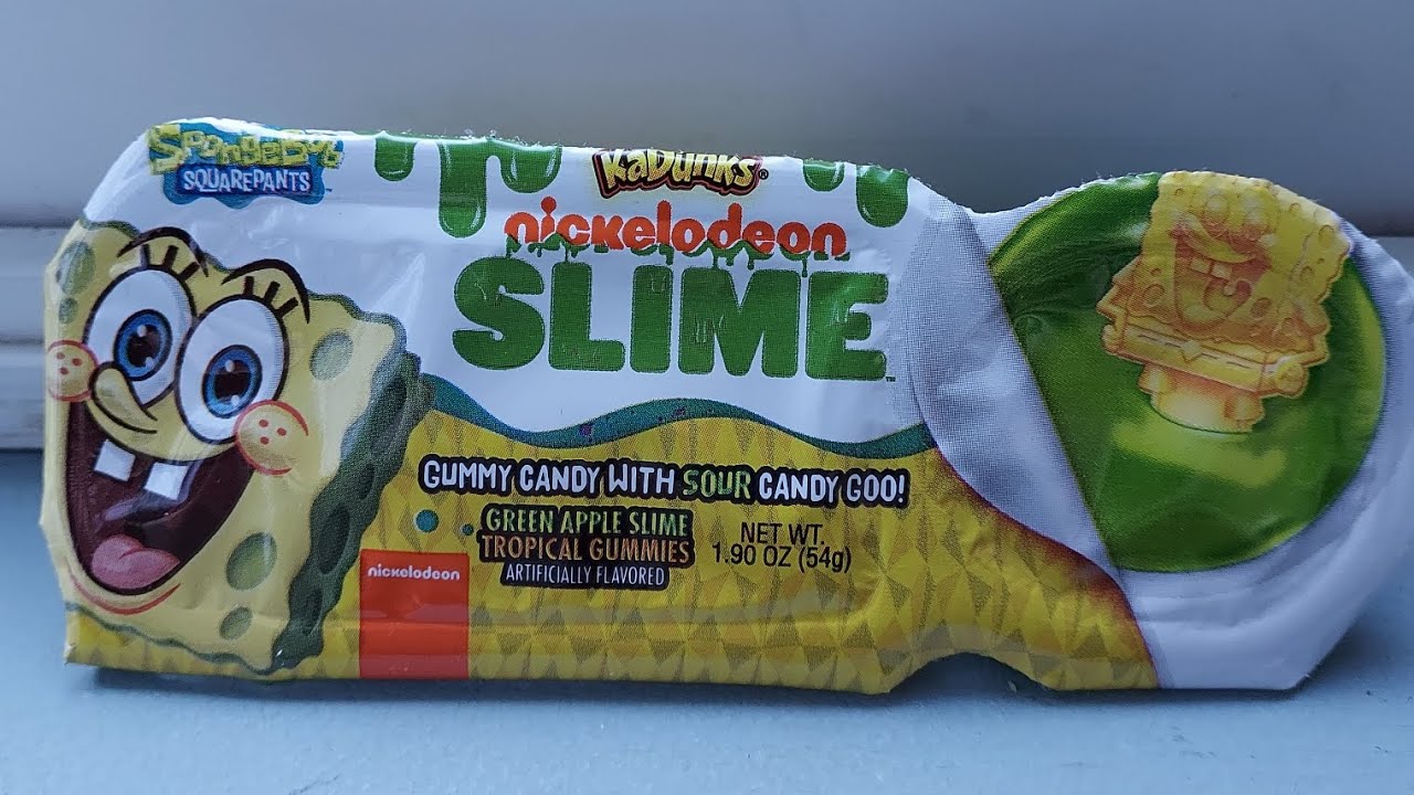 Josh's Snack & Candy Reviews Nickelodeon SLIME Gummy Candy With Sour ...