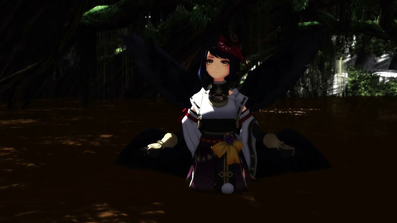 Jungle Wet Mud Scene MMD Test - YouTube