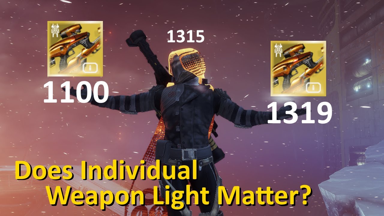 Does Individual Weapon Power/Light Affect Damage in Destiny 2? - YouTube