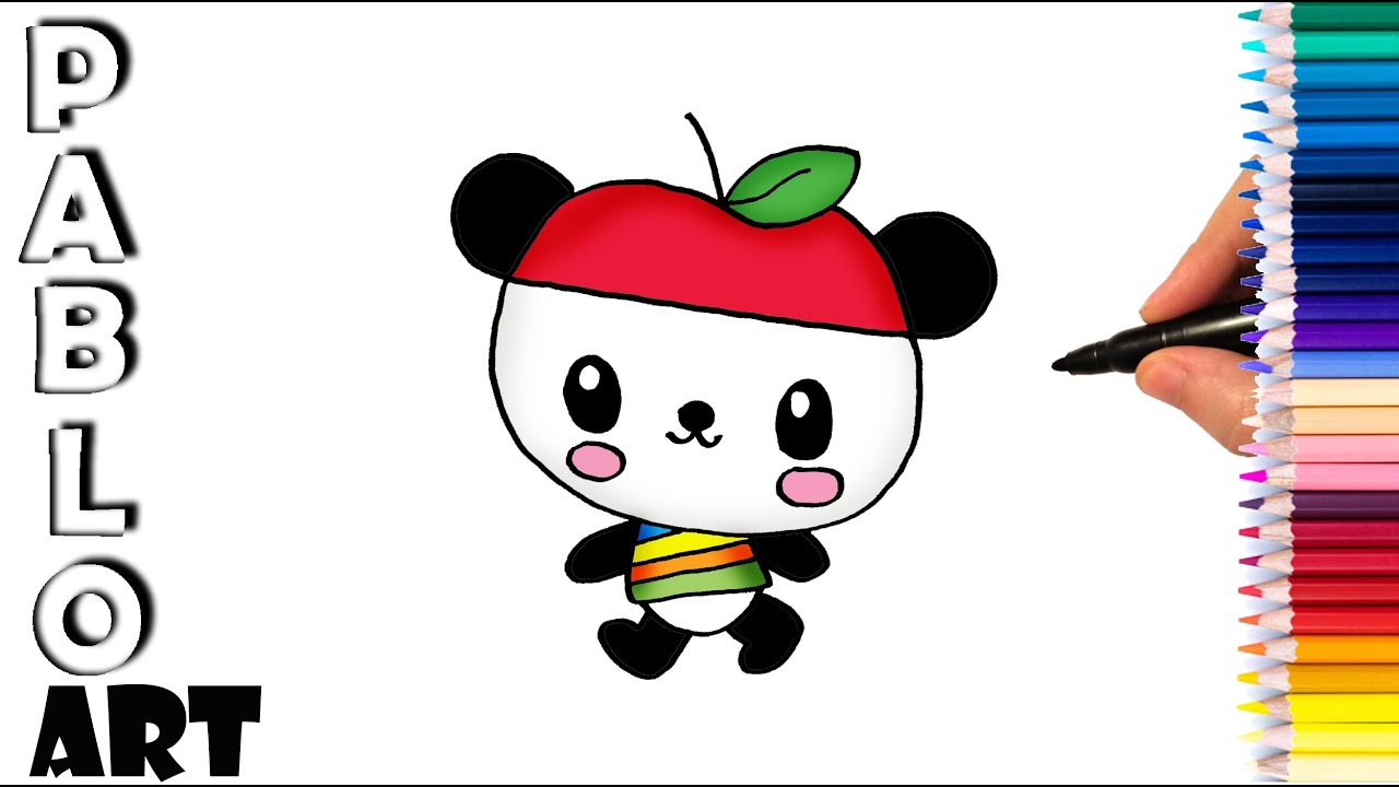 How to draw Pandapple from Sanrio | Learn to Draw step by step - YouTube