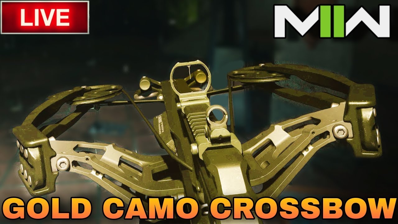 UNLOCKING GOLD CAMO on the CROSSBOW EARLY in MW2 Multiplayer! - YouTube