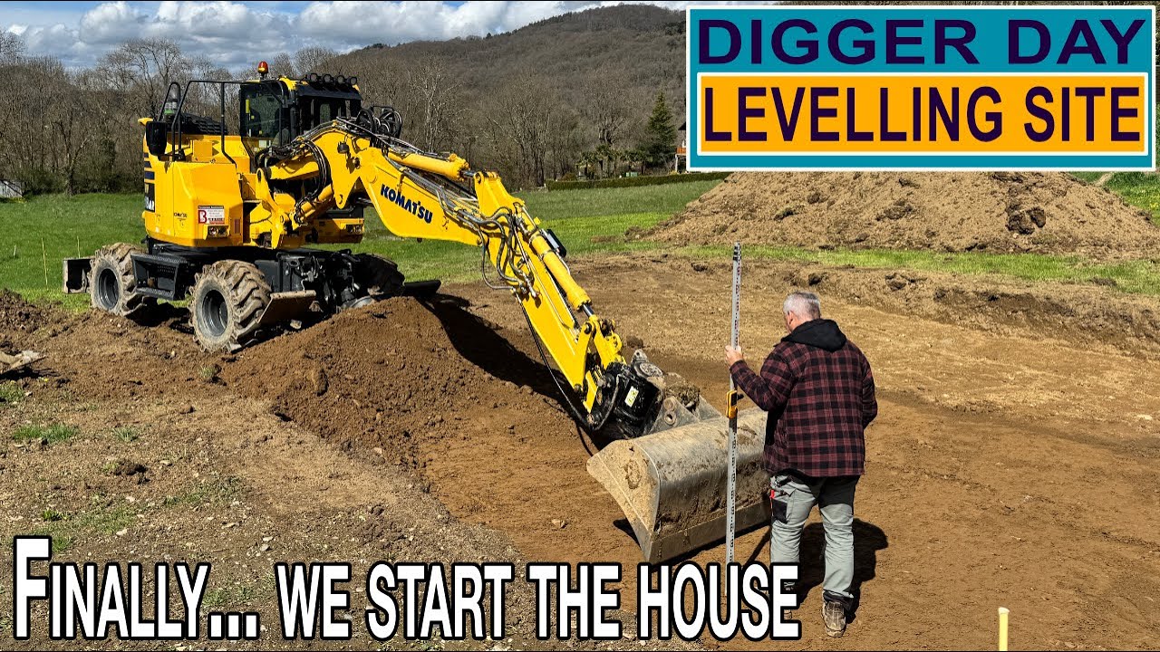 Digger Day | We finally start the house build - YouTube
