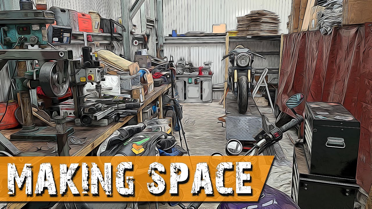 Making space in the workshop - YouTube