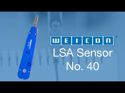 Beschaltung von LSA-Baureihen | WEICON TOOLS LSA Sensor No. 40