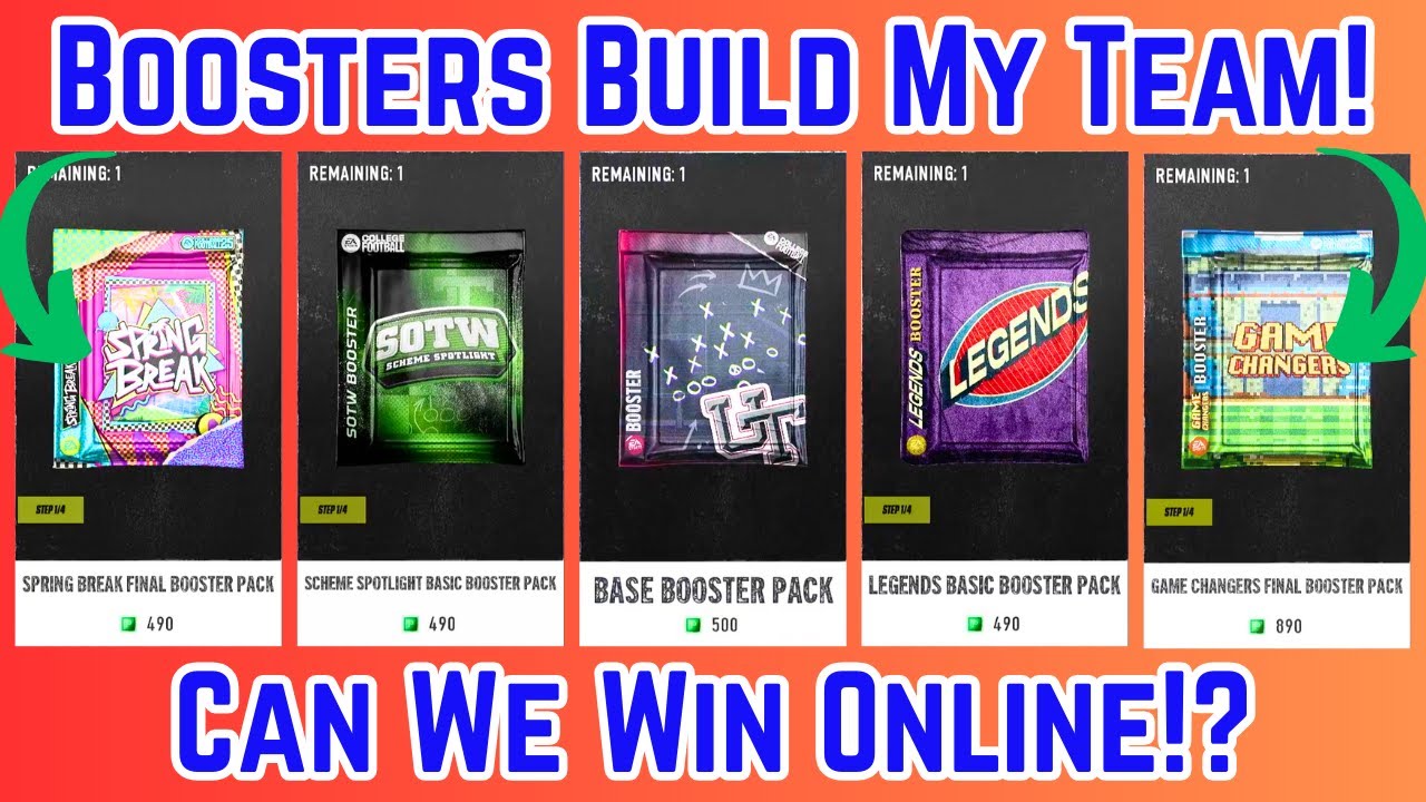 LTD Chasing! Booster Boys! Opening EVERY BOOSTER Pack To Build My Team ...