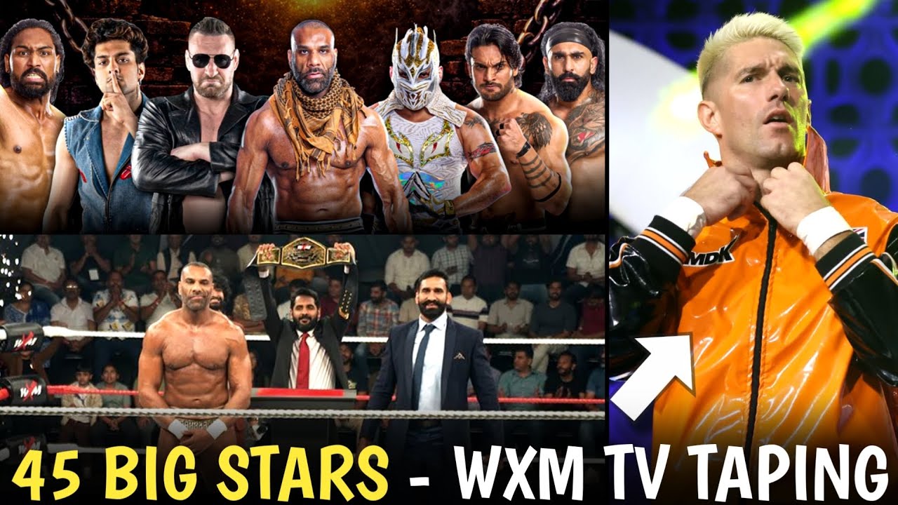 Ex WWE, AEW & NJPW Wrestlers DEBUT on WXM | WXM BIGGEST LIVE TV TAPING😱 ...